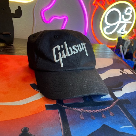 Gibson | Accessories | Gibson Classic Black Cap | Poshmark
